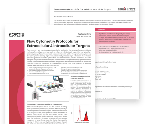 Flow Cytometry Protocols for Extracellular and Intracellular Targets