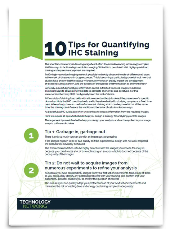 10 Tips for Quantifying Immunohistochemistry Staining [How to Guide]