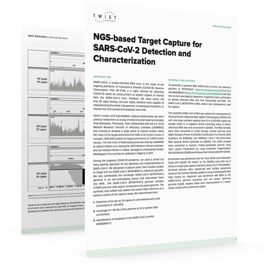 NGS-Based Target Capture for SARS-CoV-2 Detection and Characterization