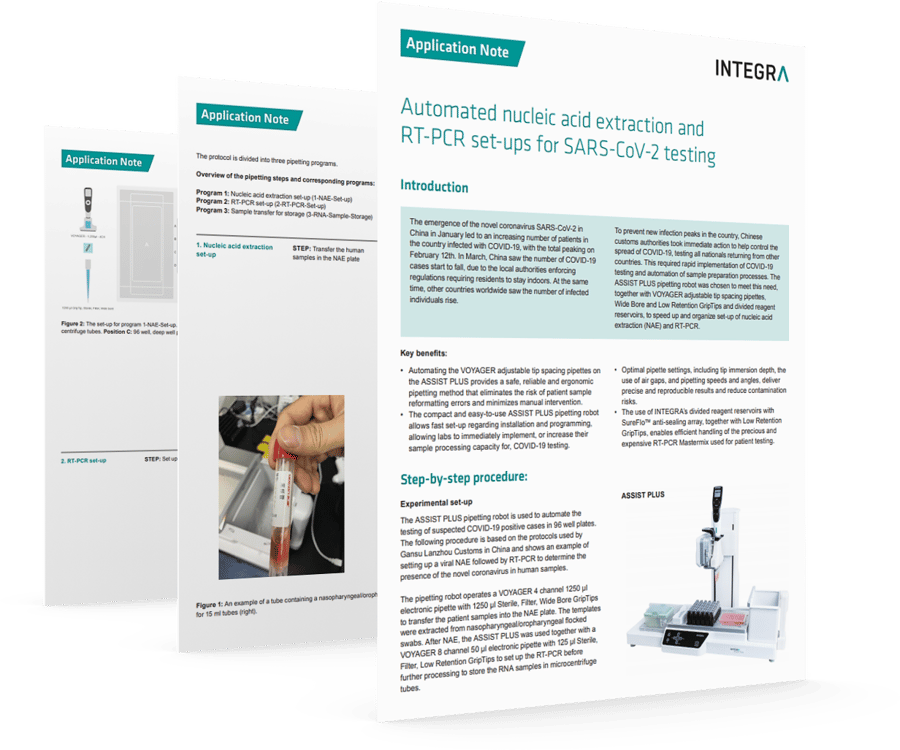 Automated Nucleic Acid Extraction and RT-PCR Set-Ups for SARS-CoV-2 Testing