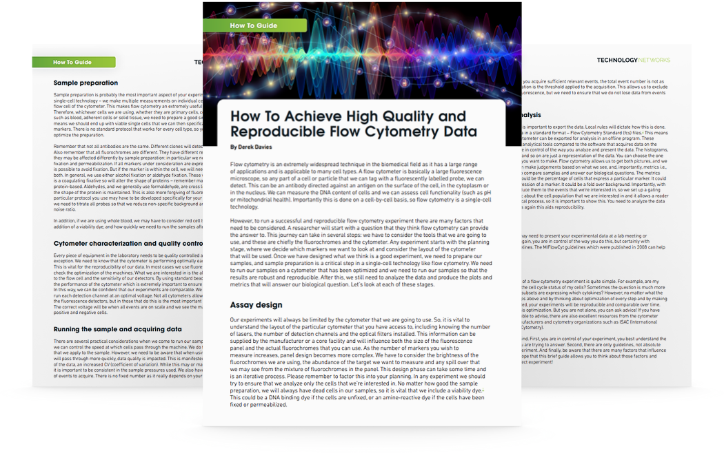 How To Achieve High Quality and Reproducible Flow Cytometry Data