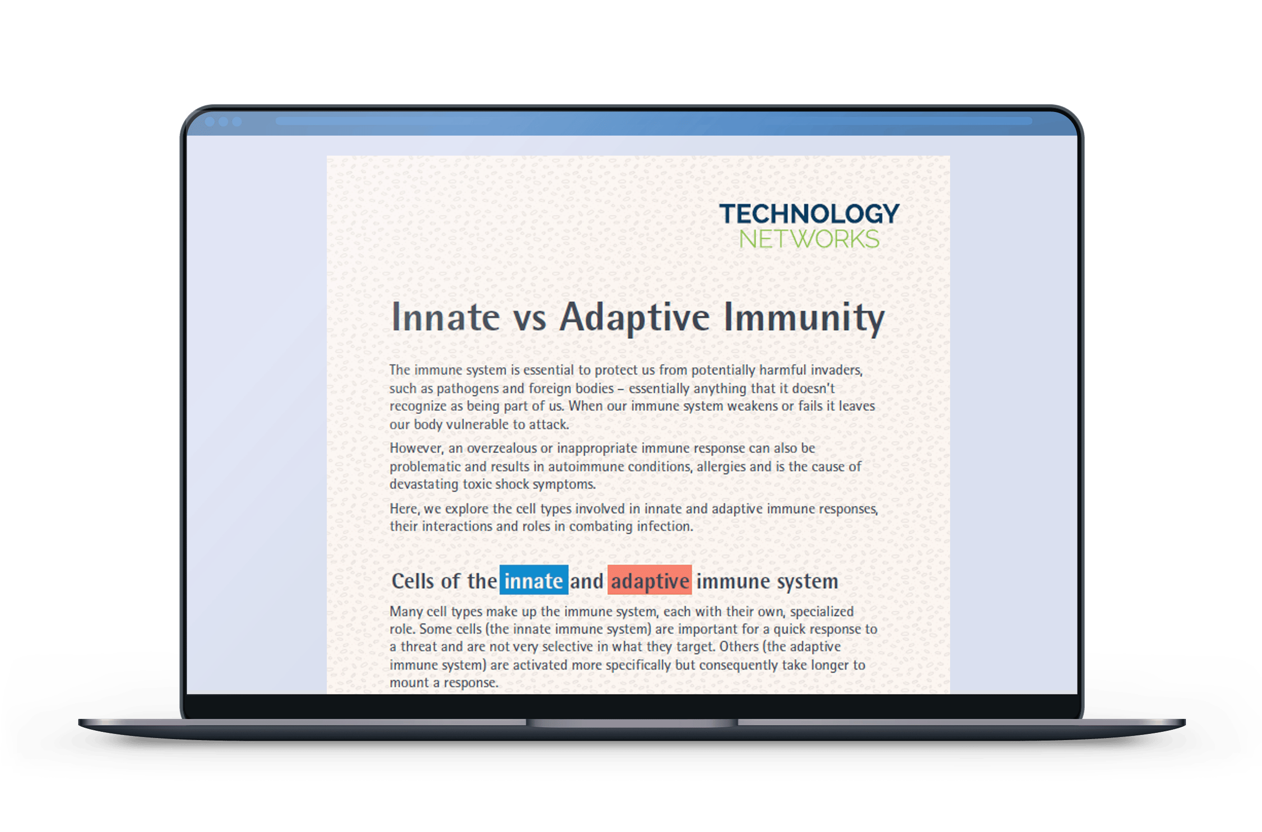 Innate Vs Adaptive Immunity [Infographic]