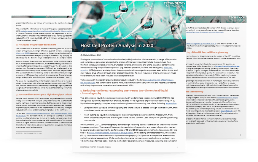 Host Cell Protein Analysis in 2020