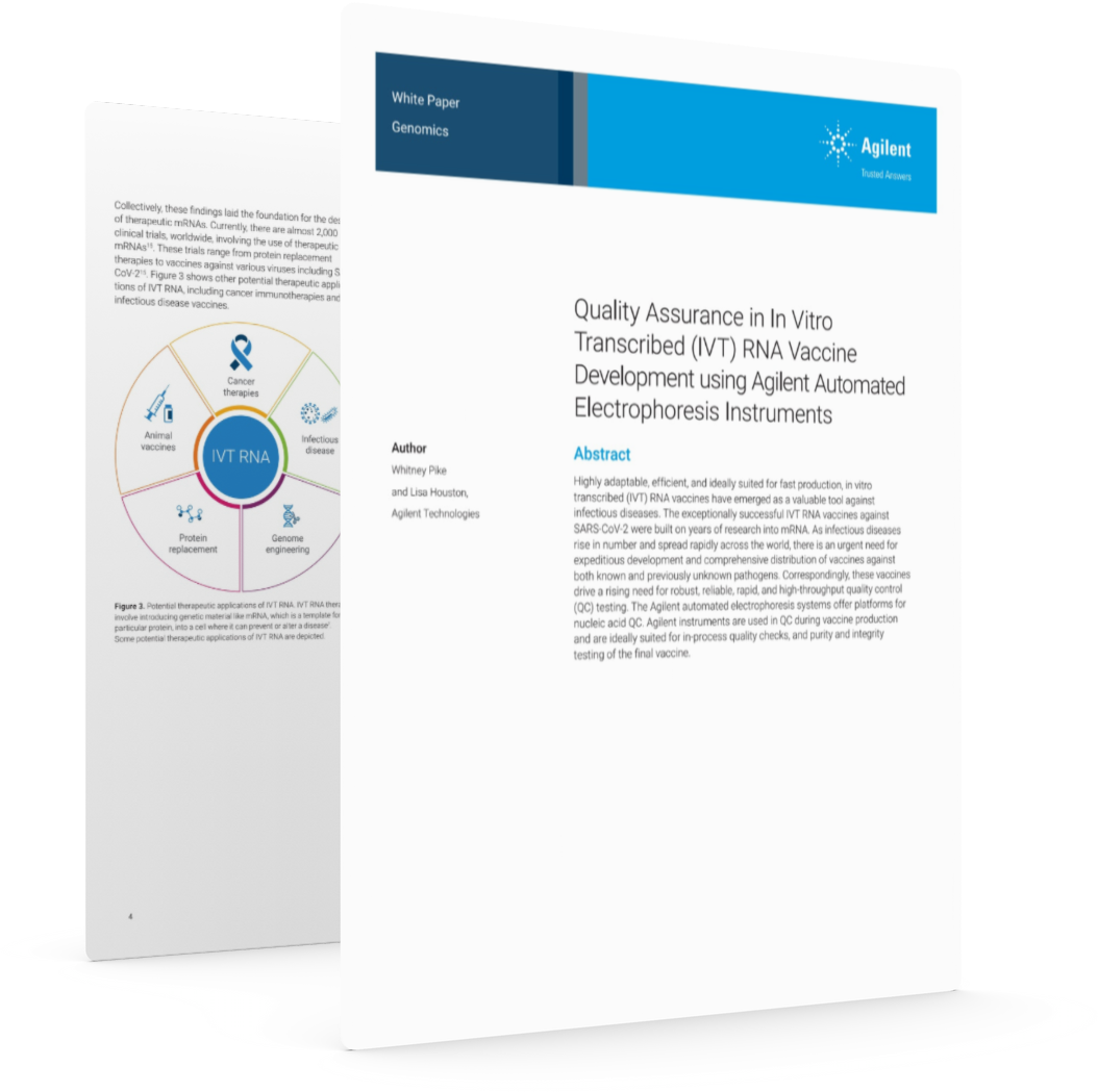 Quality Assurance in IVT RNA Vaccine Development