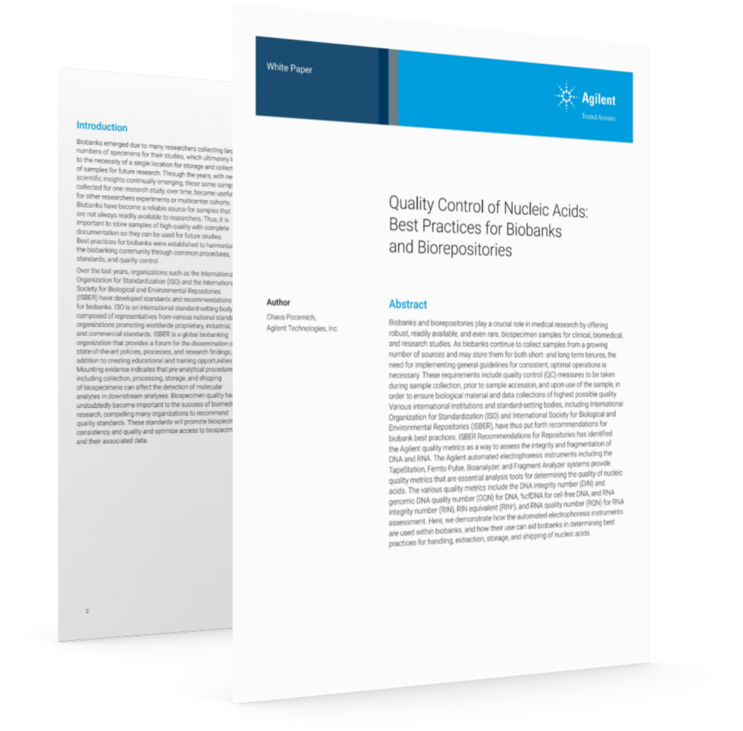 Best Practices for Biobanks and Biorepositories