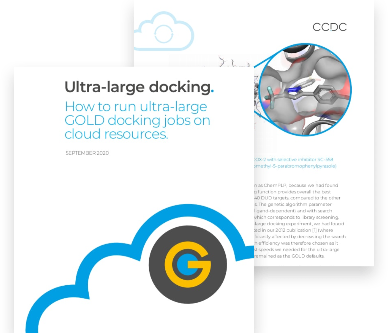 Running Ultra-Large Gold Docking Jobs on Cloud Resources
