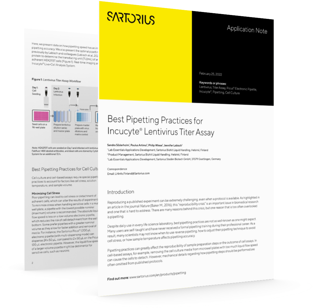 Best Pipetting Practices