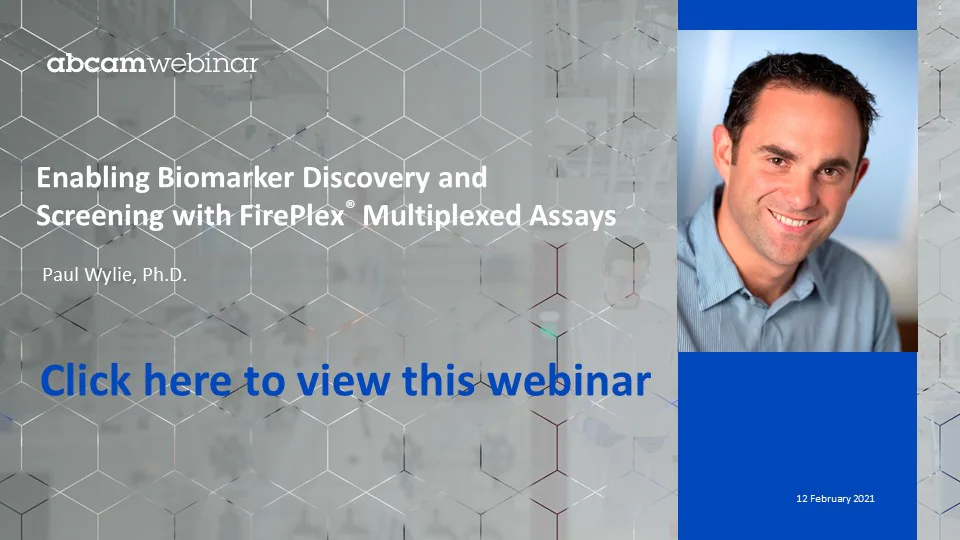Enabling Biomarker Discovery and Screening With FirePlex® Multiplex Assays